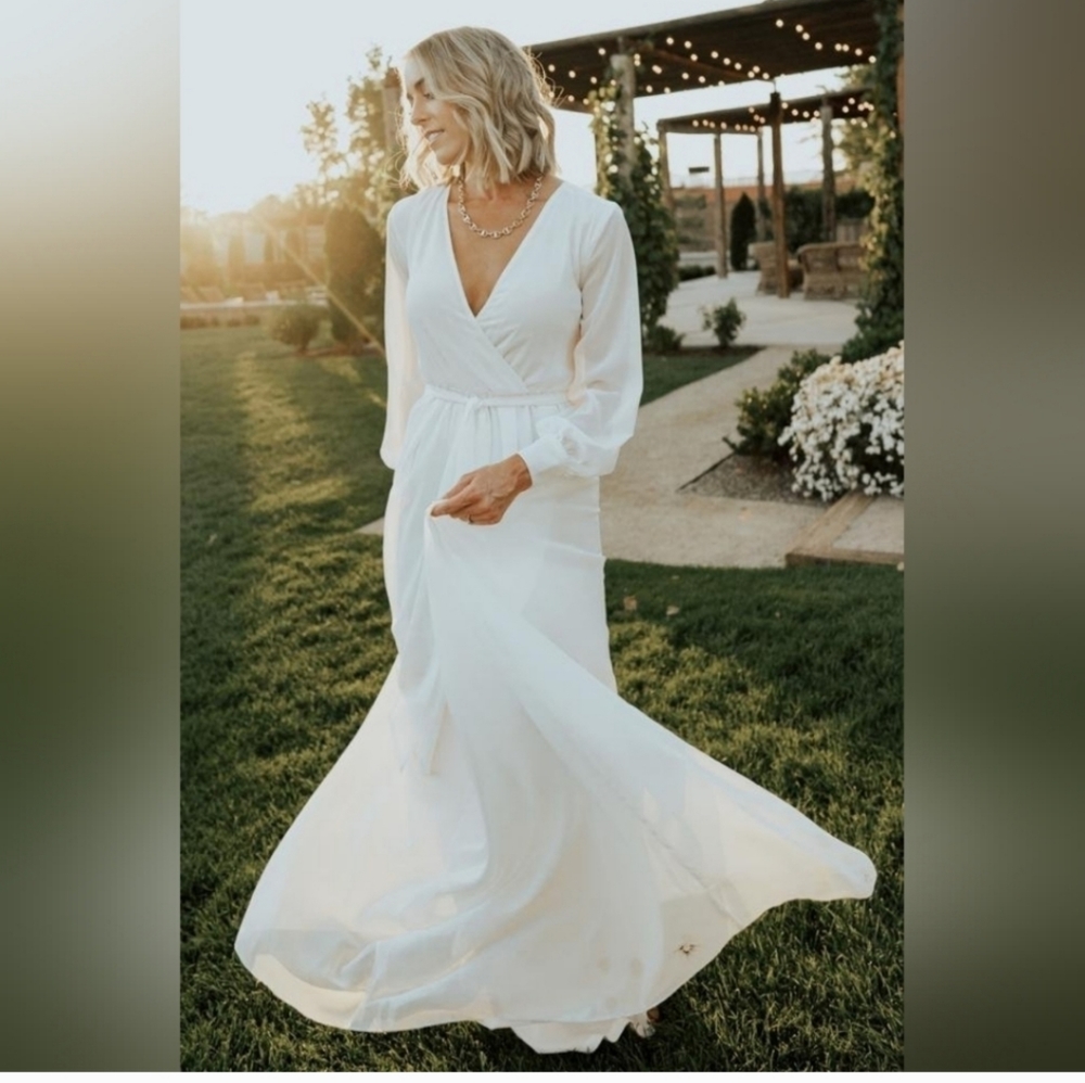 Baltic Born Lydia White Maxi Dress - Gem